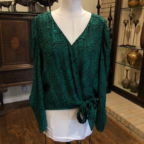 Parker | Tops | 226 Cross Body Wrap By Parker | Poshmark